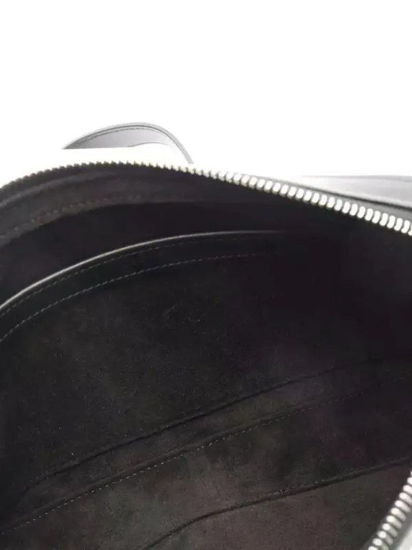 Celine Medium Logo-print Messenger Bag - Black