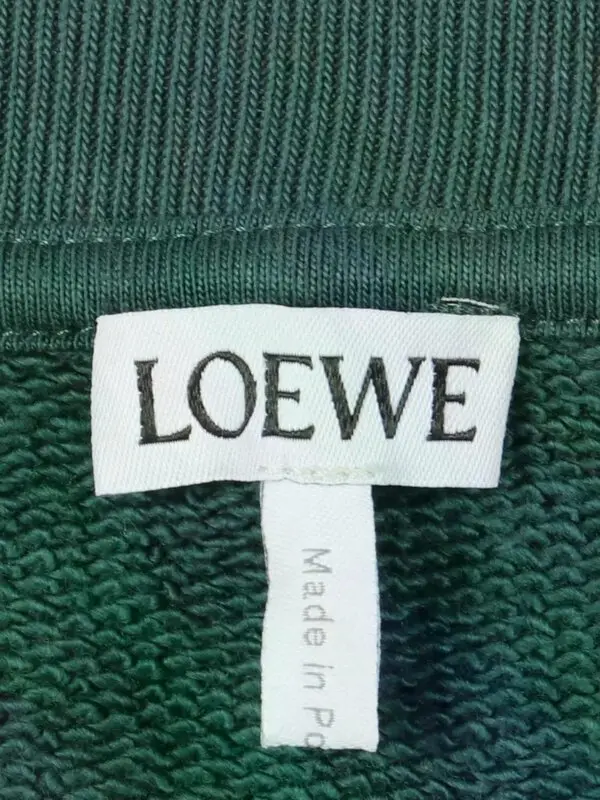 Loewe Anagram Embroidery Sweatshirt - Green