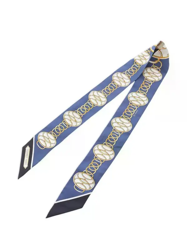 Hermès Lift Profile Twilly Scarf - Blue