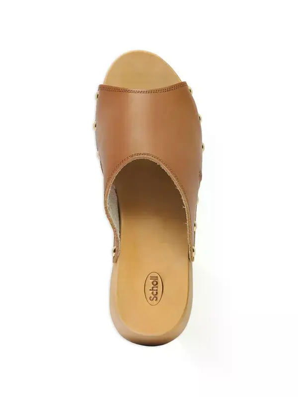 DR. SCHOLL'S SHOES Studded Leather Open Toe Sandals