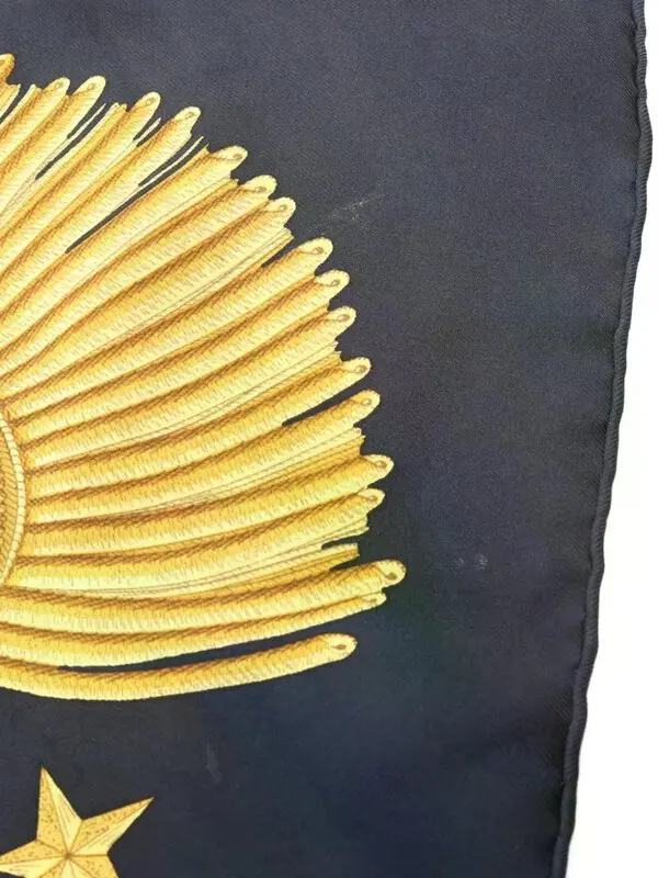 Hermès 2000s Poste Et Cavalerie Silk Scarf