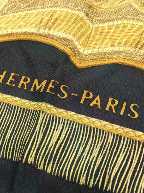 Hermès 2000s Poste Et Cavalerie Silk Scarf