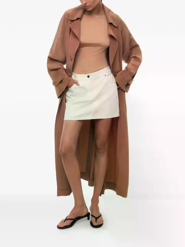 12 STOREEZ Cassiopeia Silk T-shirt - Neutrals