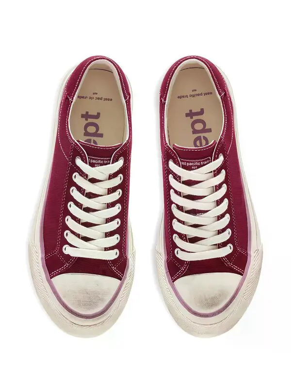 EPT Dive Vintage Distressed Finish Lace-up Sneakers