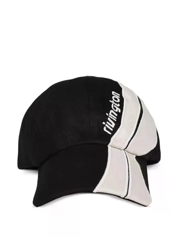 RRR123 Panelled Baseball Cap With Logo Embroidery