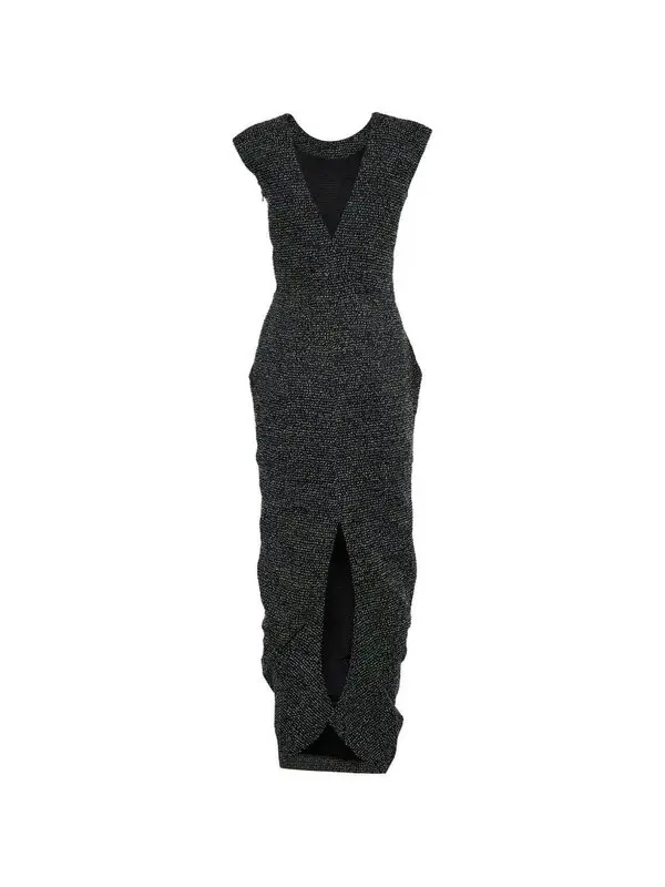 Emporio Armani Sleeveless Maxi Dress With V-back