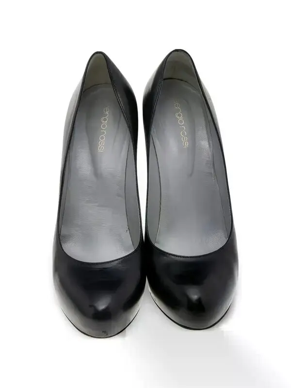 SERGIO ROSSI Round Toe Pumps