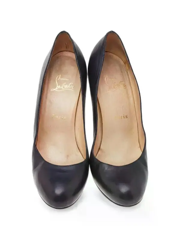 CHRISTIAN LOUBOUTIN 105mm Simple Leather Heeled Pumps