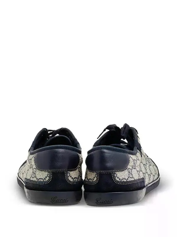 Gucci Gg Supreme Low-top Lace-up Sneakers