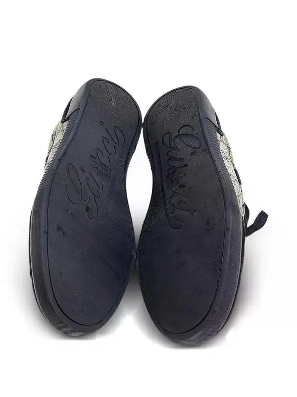 Gucci Gg Supreme Low-top Lace-up Sneakers