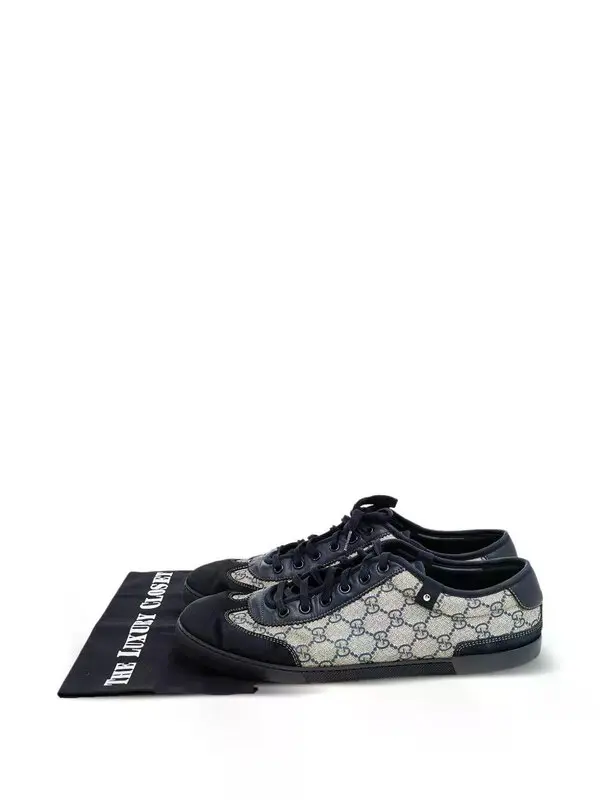 Gucci Gg Supreme Low-top Lace-up Sneakers
