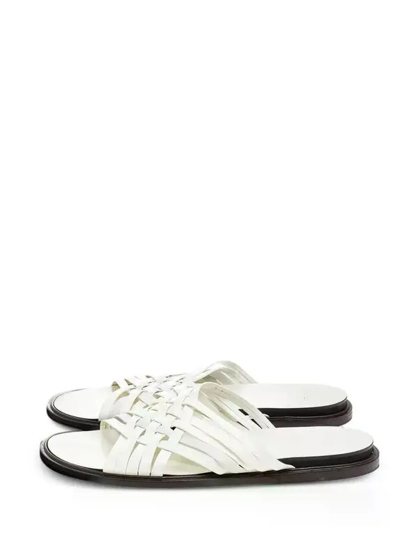 Givenchy Leather Strappy Flat Sandals