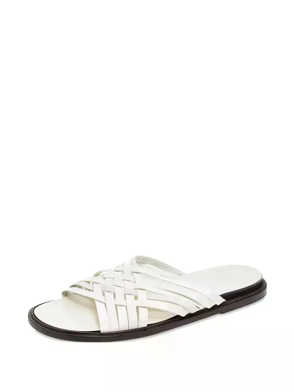 Givenchy Leather Strappy Flat Sandals