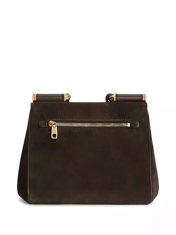Dolce & Gabbana Small My Sicily Handbag In Split Calfskin - Brown
