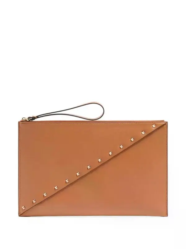 Valentino Garavani Rockstud Pouch - Brown