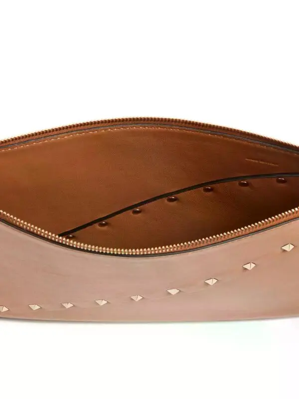 Valentino Garavani Rockstud Pouch - Brown