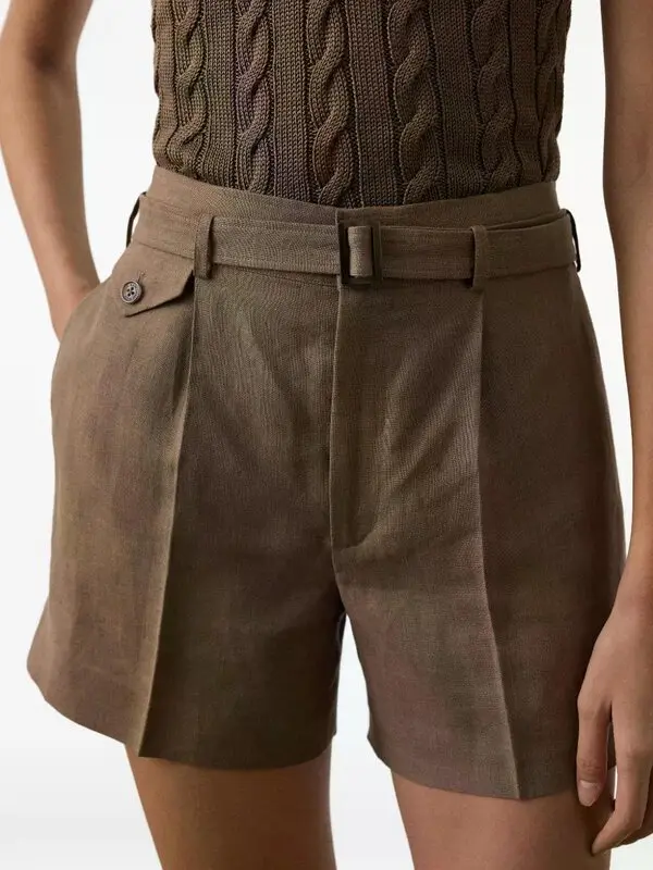 Ralph Lauren Denise Belted Shorts