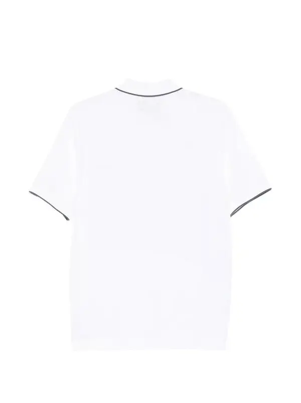 Marc O'polo Logo-embroidered Tipped Polo Shirt
