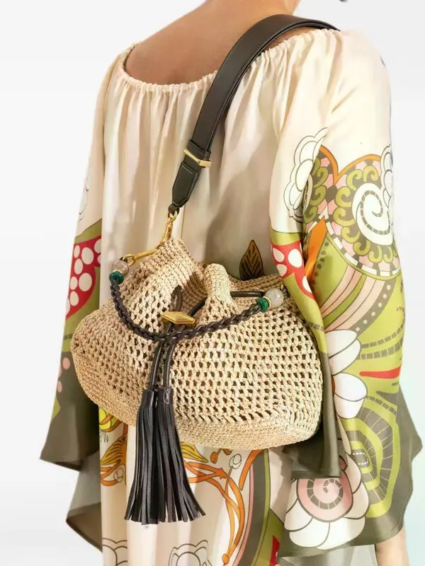 JIMMY CHOO Beaded Shoulder Bag