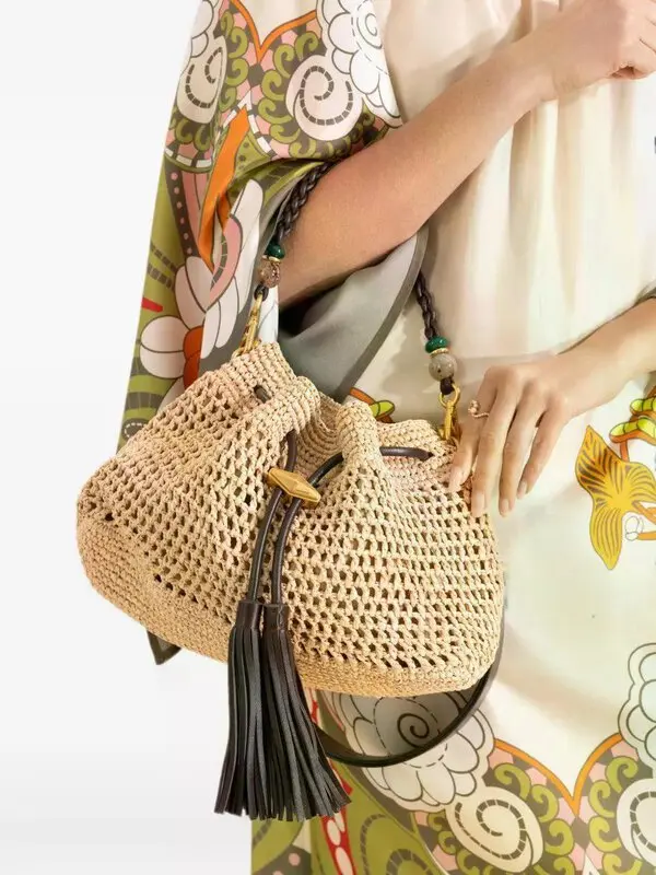 JIMMY CHOO Beaded Shoulder Bag
