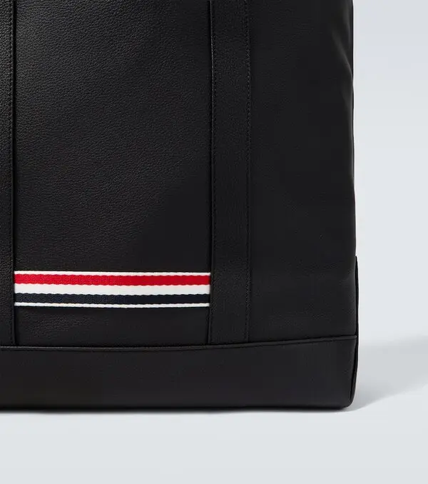 Thom Browne Leather Tote Bag