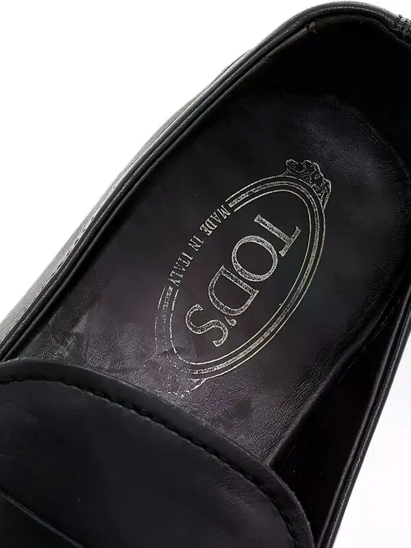 TOD'S Leather Penny Keeper Loafers