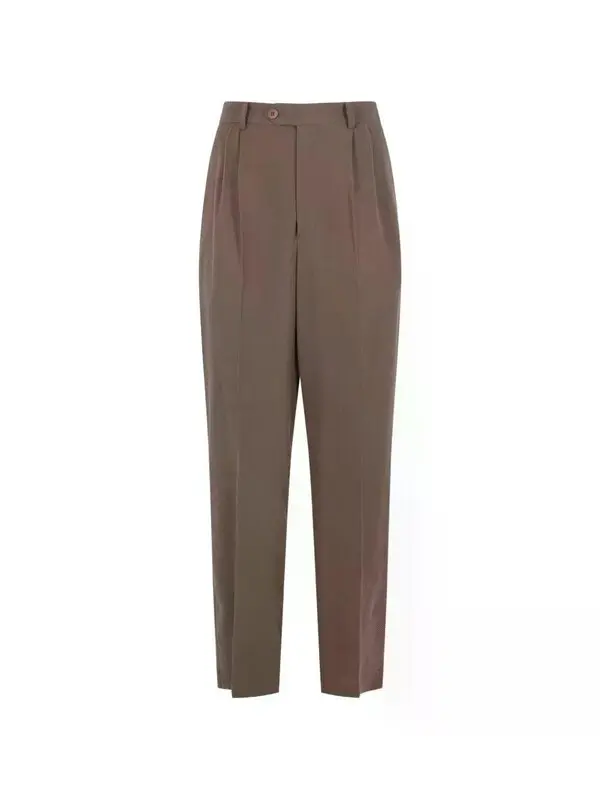 MAGLIANO Herringbone Pleated Trousers - Neutrals