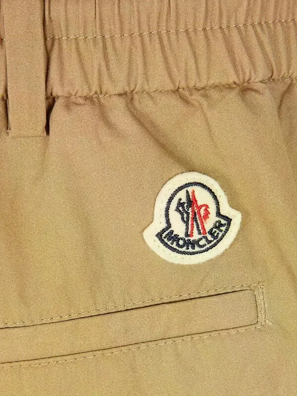 Moncler Logo Patch Cargo Shorts