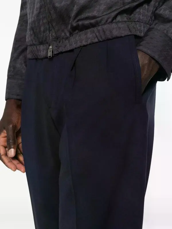 Zegna Pleated Trousers With Elasticated Waist