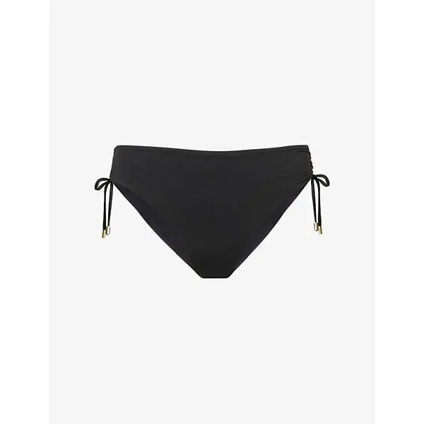 Max Mara Ruched Bikini Bottoms - Black