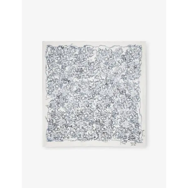 Zadig&Voltaire X Kerry Rose Graphic-print Modal Scarf - Flash