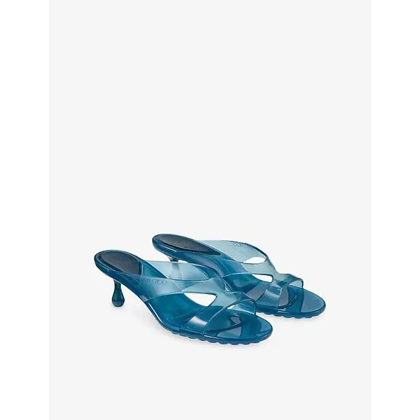 JIMMY CHOO Jelly Drop 50 Mid Heel Sandals