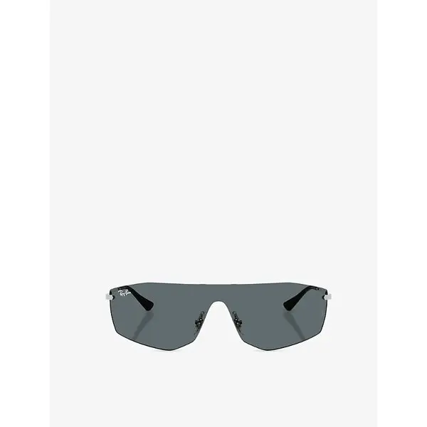 Ray-ban Rb3781 Irregular-frame Metal Sunglasses