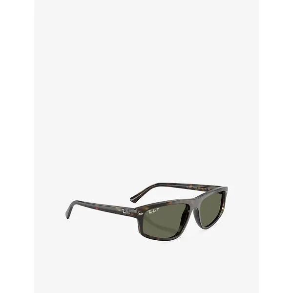 Ray-ban Rb2225 Irregular-frame Tortoiseshell Propionate Sunglasses - Brown