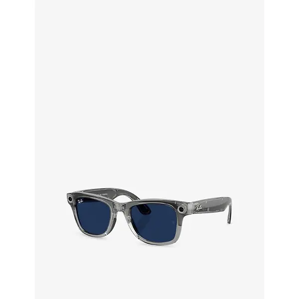 Ray-ban X Meta Wayfarer Polarised Square-frame Injected Meta Ai Glasses