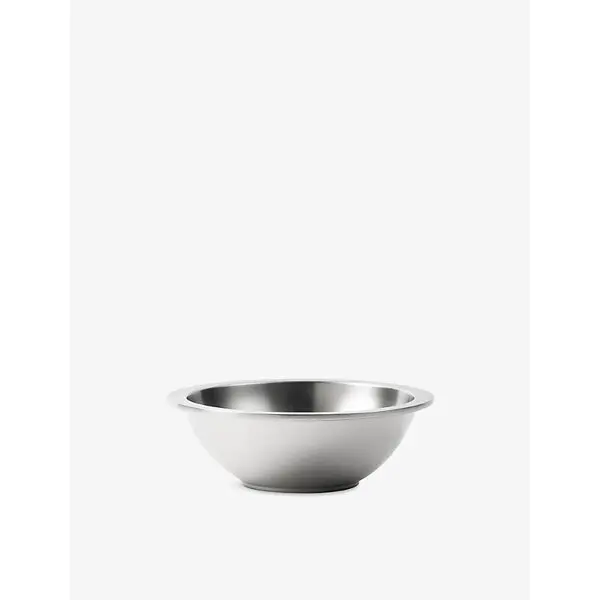 SERVICE PROJECTS 02 Oval Stainless-steel Bowl - Silver