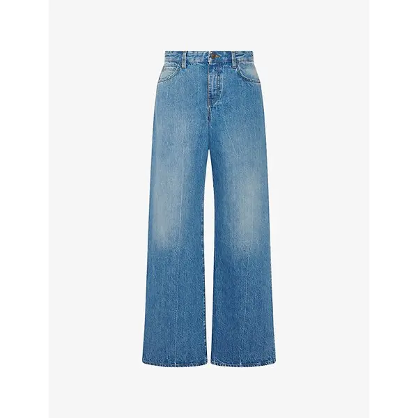 THE ROW Eglitta Mid-rise Straight-leg Denim Jeans - Blue