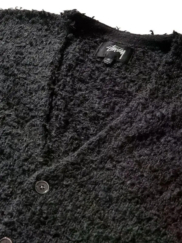 StÜssy Textured Button-up Cardigan