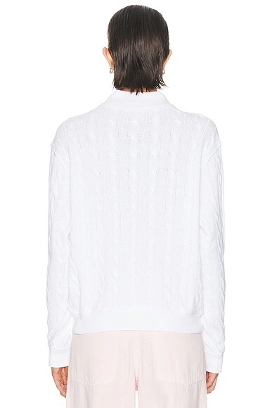 Polo Ralph Lauren Long Sleeve Cable Knit Polo Sweater