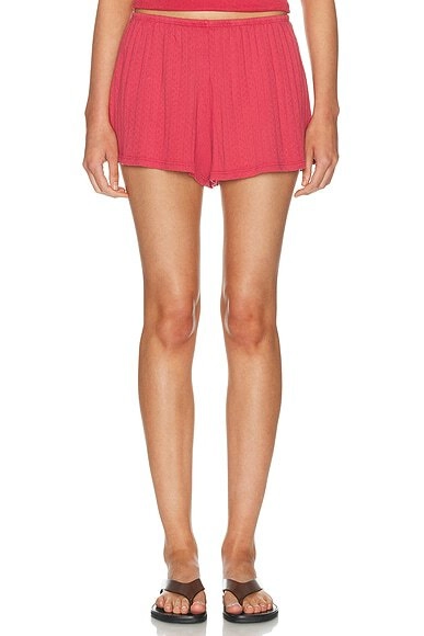 Donni. The Pointelle Tap Short