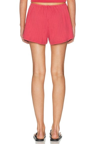 Donni. The Pointelle Tap Short