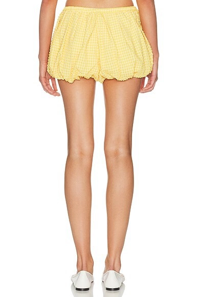 Simkhai Addie Bubble Short - Mango Ivory