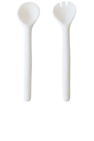 TINA FREY DESIGNS Sculpt Large Serving Set - White