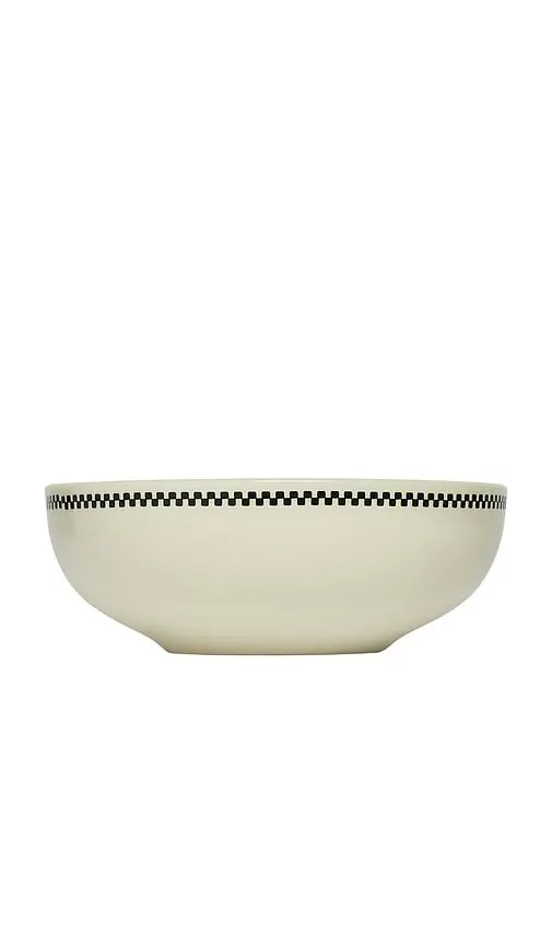 FISH'S EDDY Checkerboard Pasta Bowl