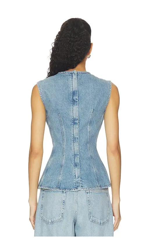 AGOLDE Corbin Shell Top - Blue