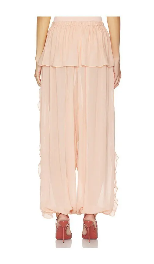 Ronny Kobo Chiffon Balloon Trousers - Rose