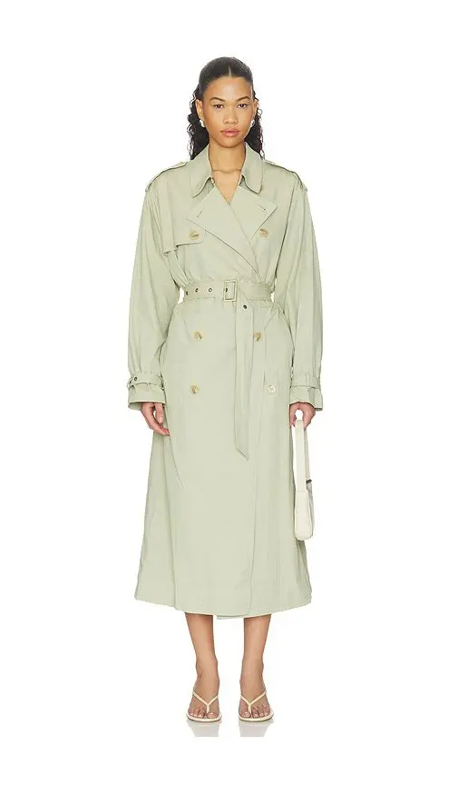Ronny Kobo Cohen Raincoat - Sage