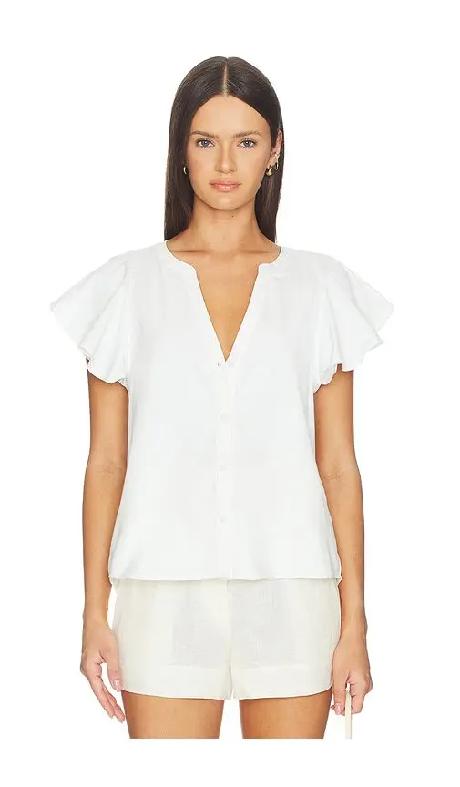 Brochu Walker Darya Top - Ivory