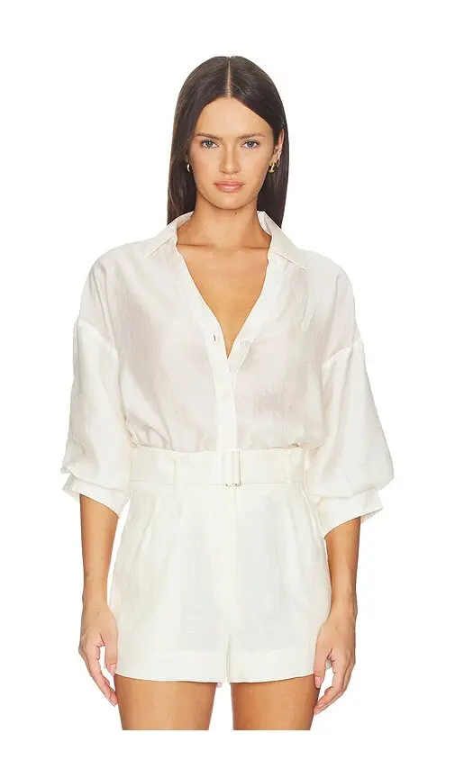 Brochu Walker Kate Voile Shirt - Cream