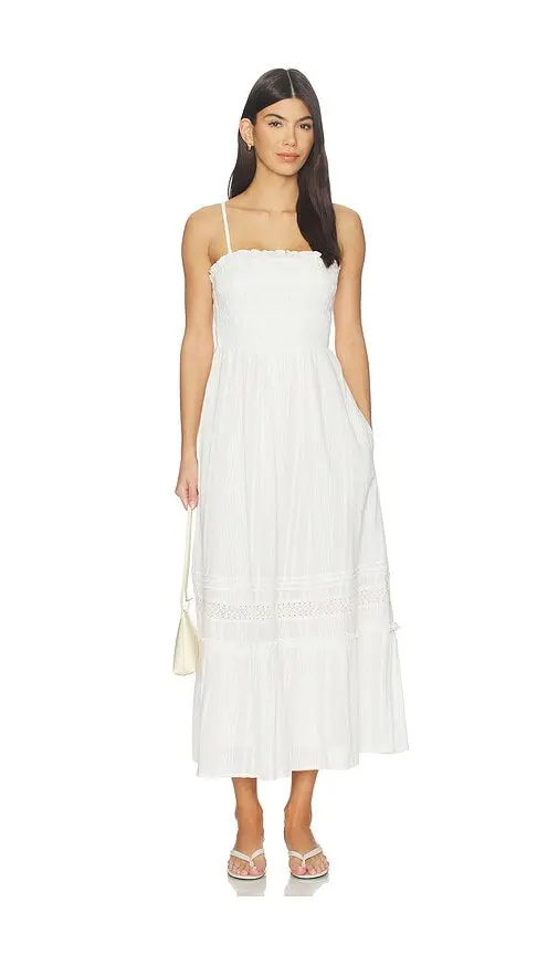 CLEOBELLA Magnolia Ankle Dress - Ivory